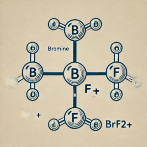what is the lewis structure for BrF2+ and the number of valence ...
