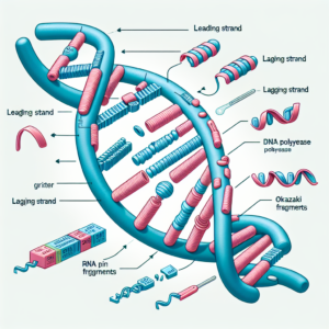Label the parts of the DNA replication fork - Learnexams
