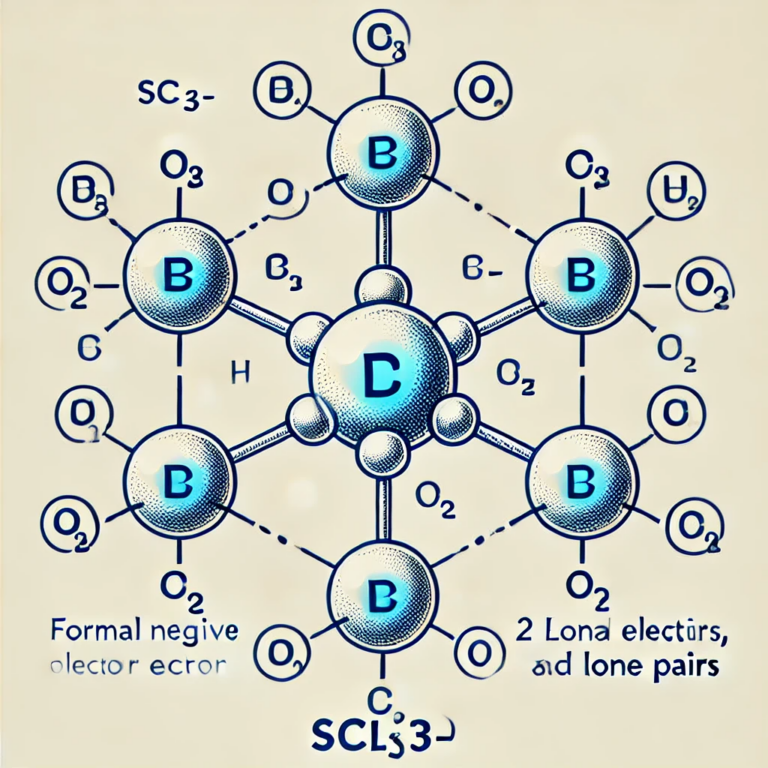 A lewis structure for SCl3- along with molecular and electronic ...