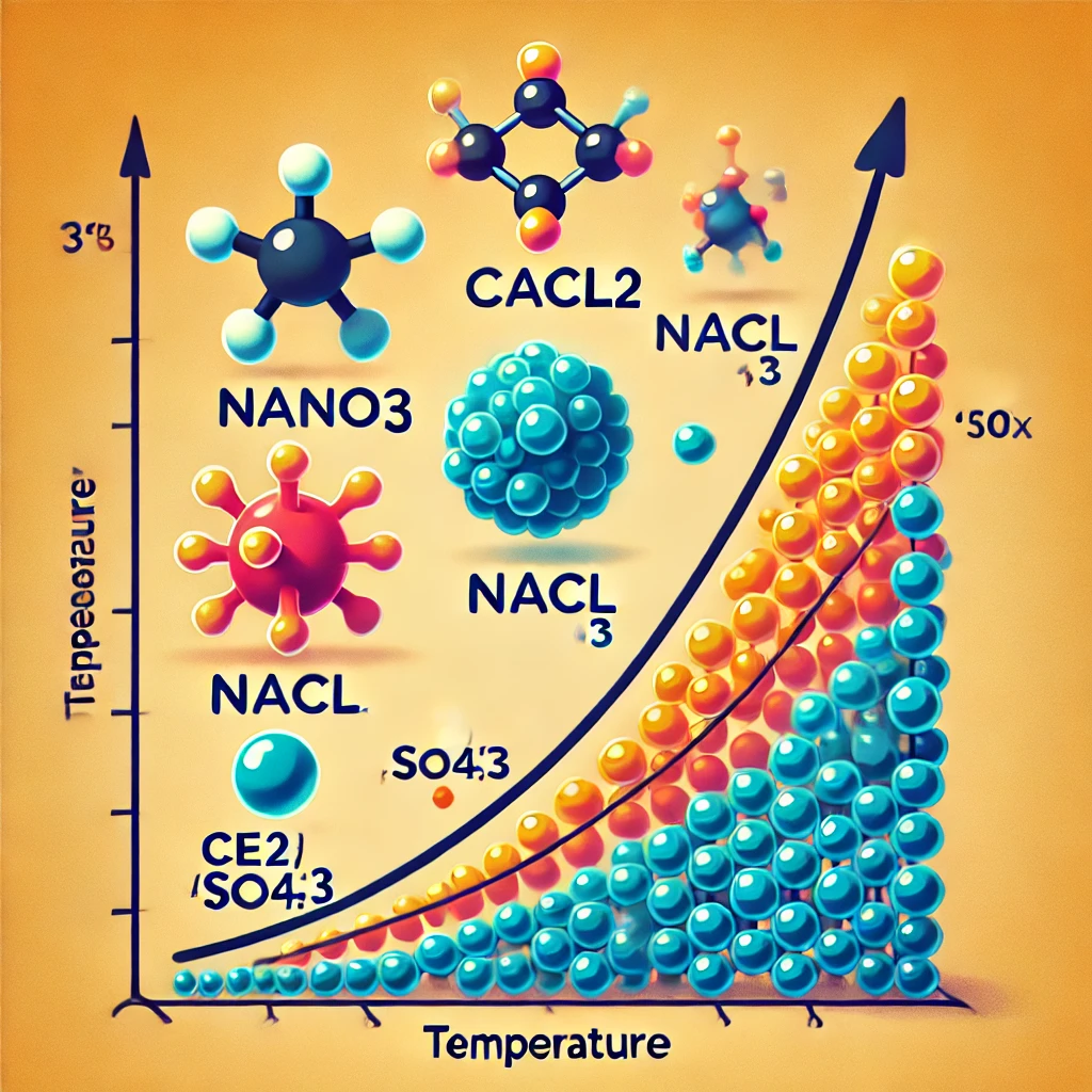 For most substances the solubility increases as the temperature ...