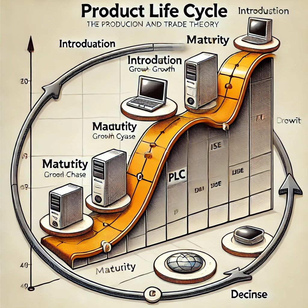 Explain the product life cycle theory and its implications for ...