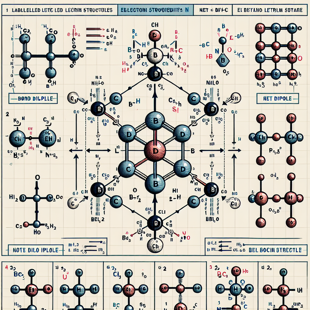For each molecule, draw its shape using Lewis structures and VSEPR ...