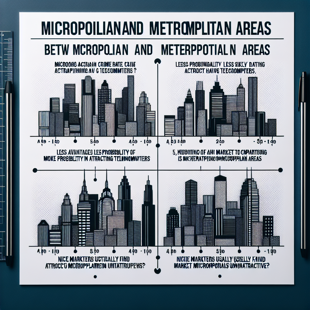 Micropolitan areas are - Learnexams
