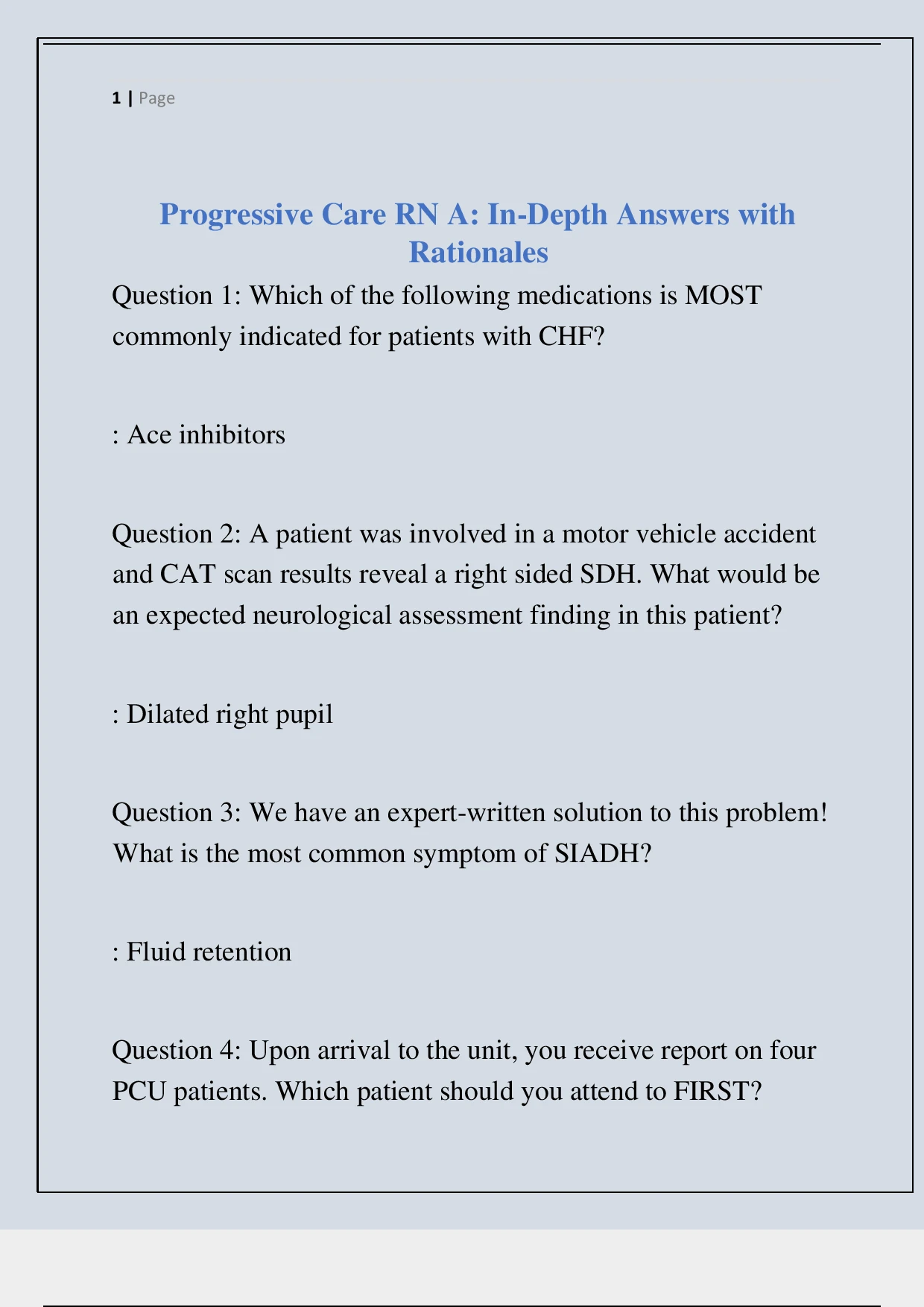 NCCER Module 1 (Safety) Questions and Answers (Verified Answers)
